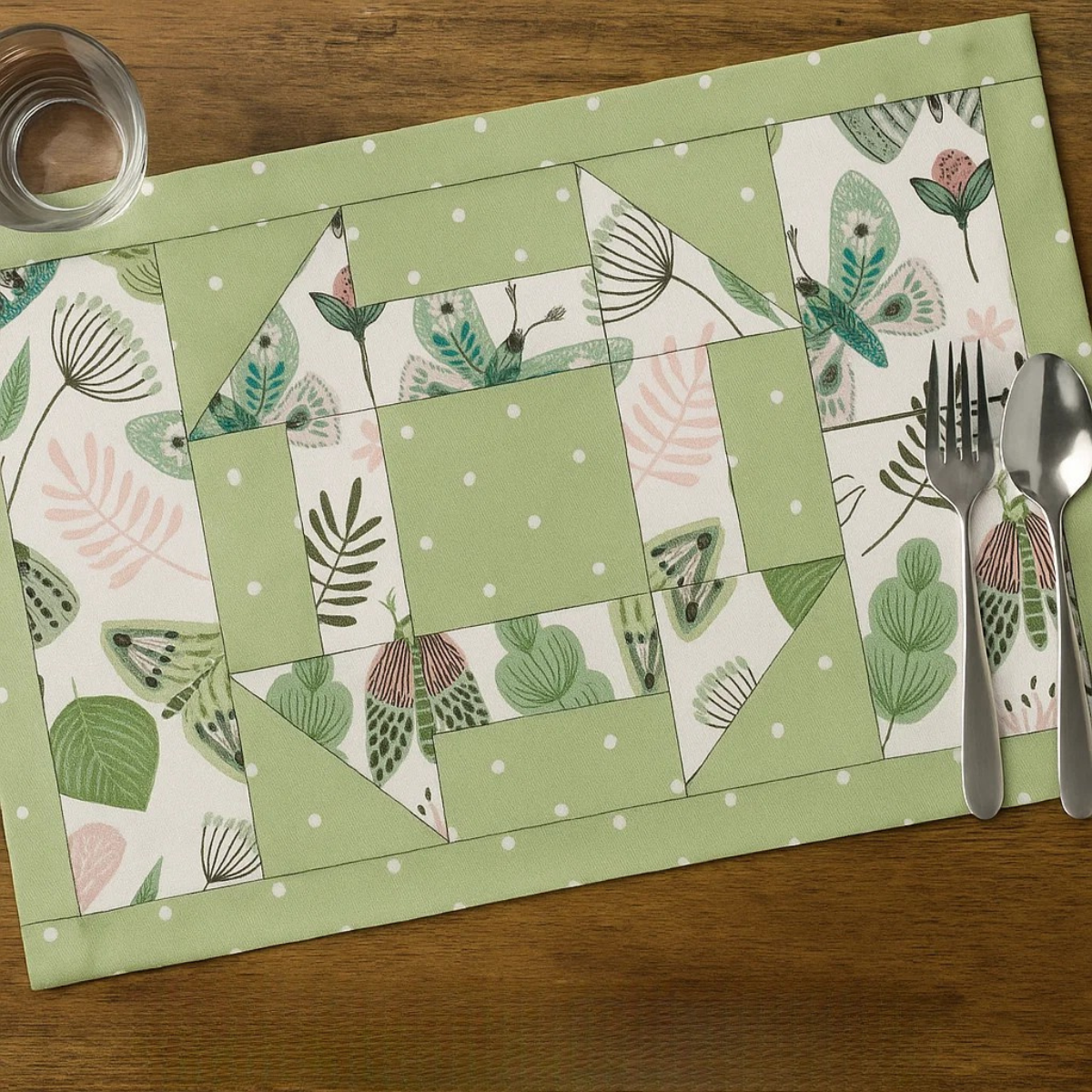 Dash & Dine Placemat PDF Quilt Pattern | Modern Table Setting